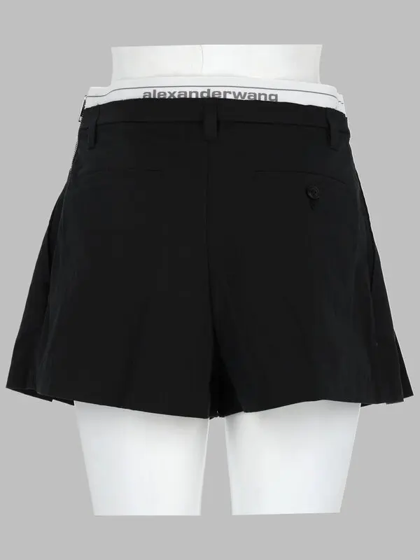 Alexander Wang Logo Waistband Shorts