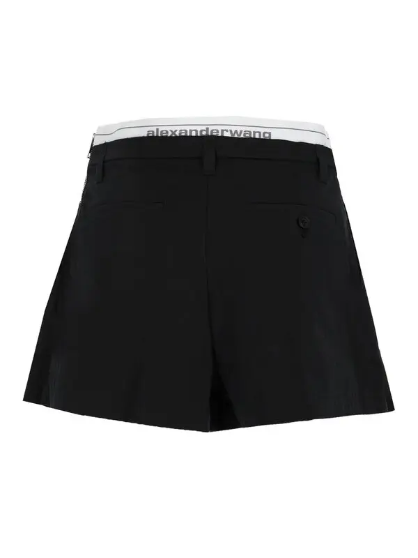 Alexander Wang Logo Waistband Shorts