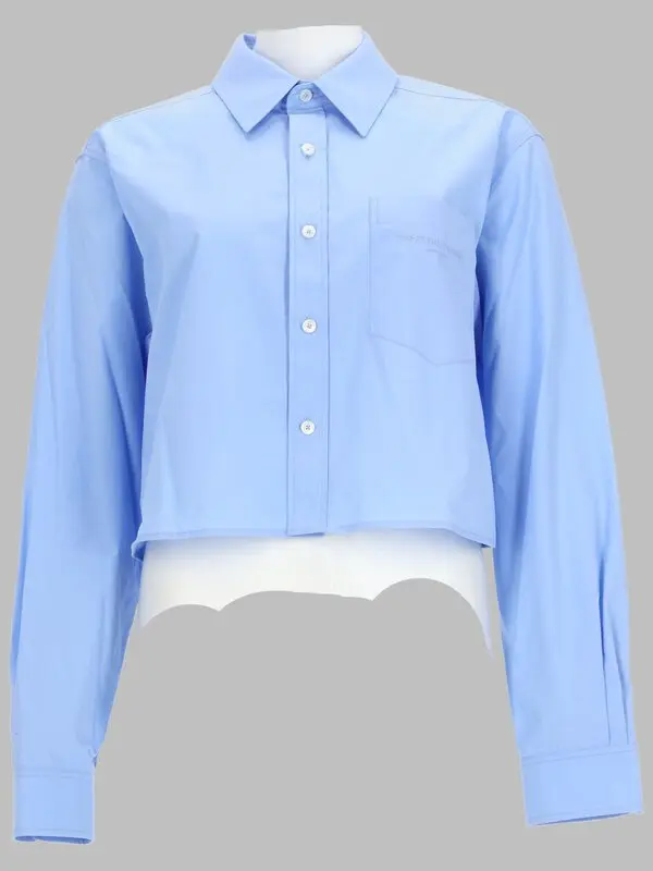 Alexander Wang Cropped Logo Shirt