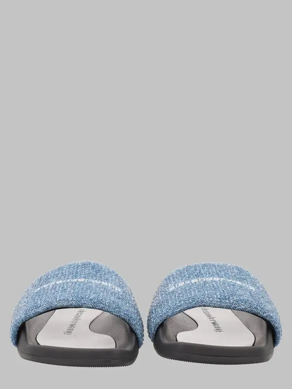 Alexander Wang Sandalo" Slide Sandals In Denim