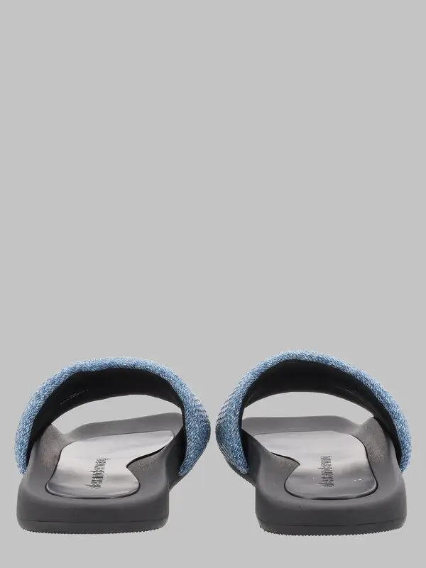 Alexander Wang Sandalo" Slide Sandals In Denim
