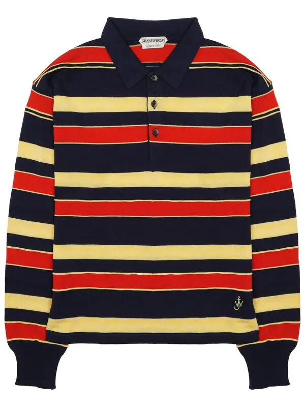 JW Anderson Striped Polo Shirt