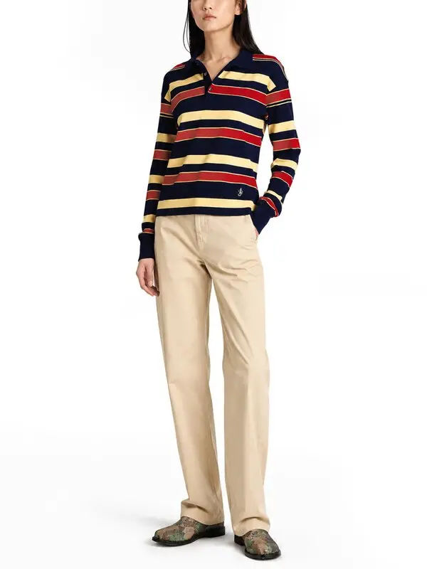 JW Anderson Striped Polo Shirt