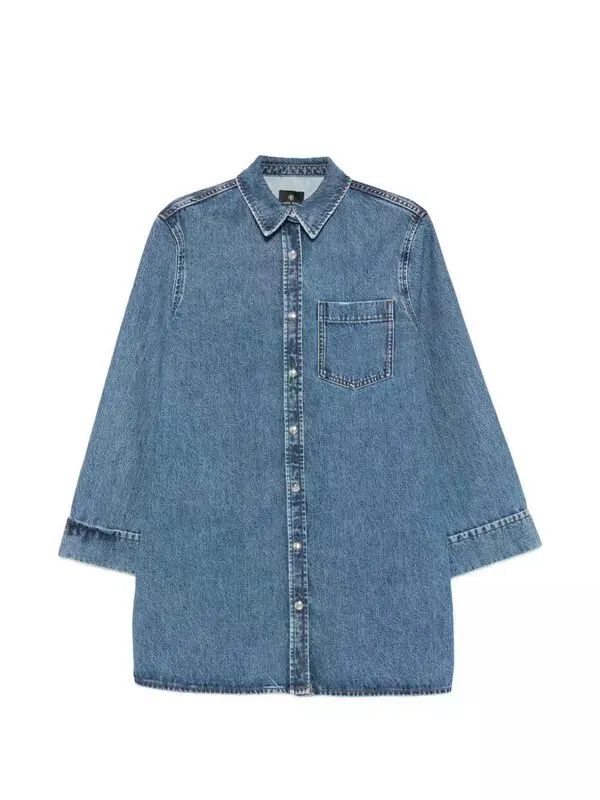 ANINE BING Mary Denim Mini Dress