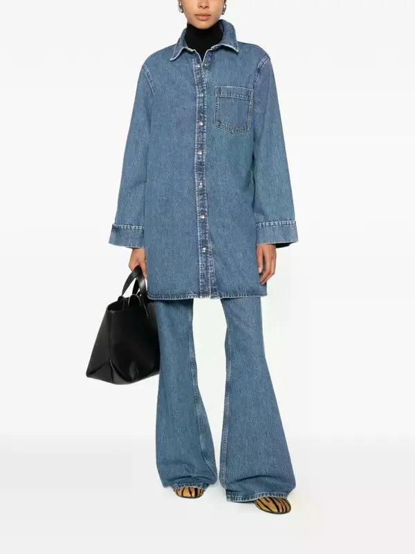 ANINE BING Mary Denim Mini Dress