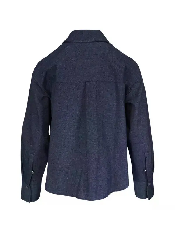 Vince Chest Pocket Cropped Shirt