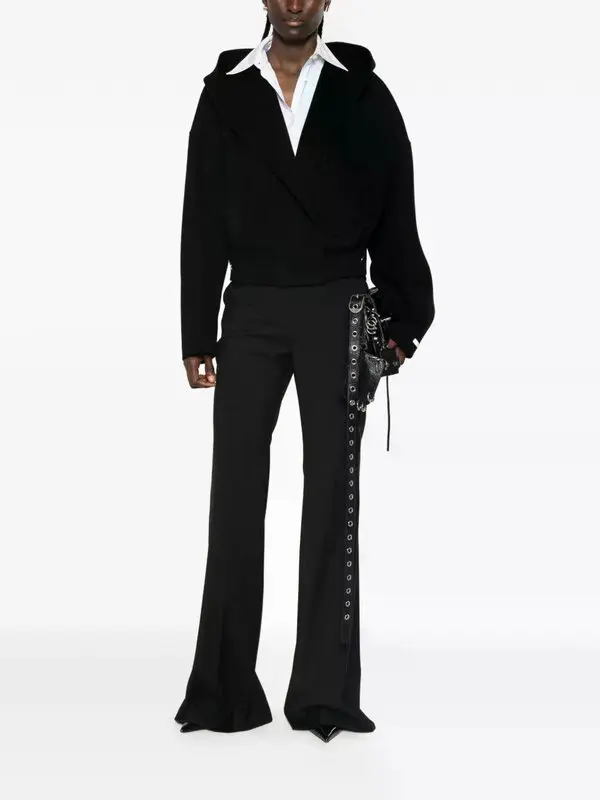 Sportmax Idoneo Hooded Drop-shoulder Jacket