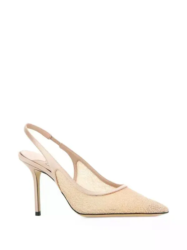 JIMMY CHOO Love Mesh Slingback Pumps