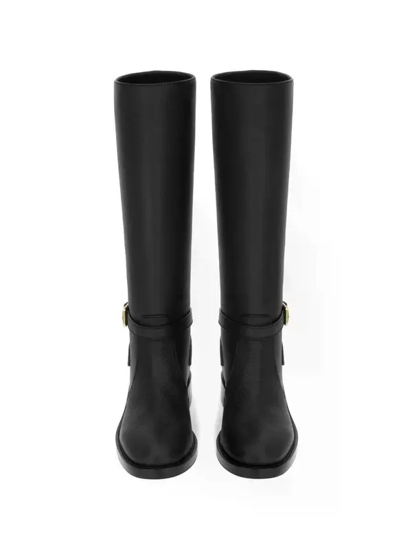 GIANVITO ROSSI Buckle-strap Knee-high Boots