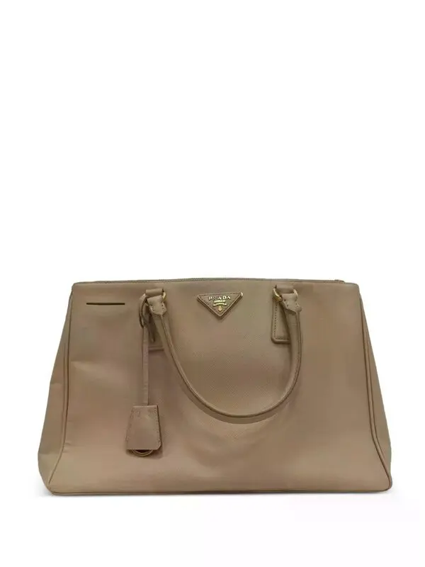 Prada Galleria Double-zip Tote Bag - Brown