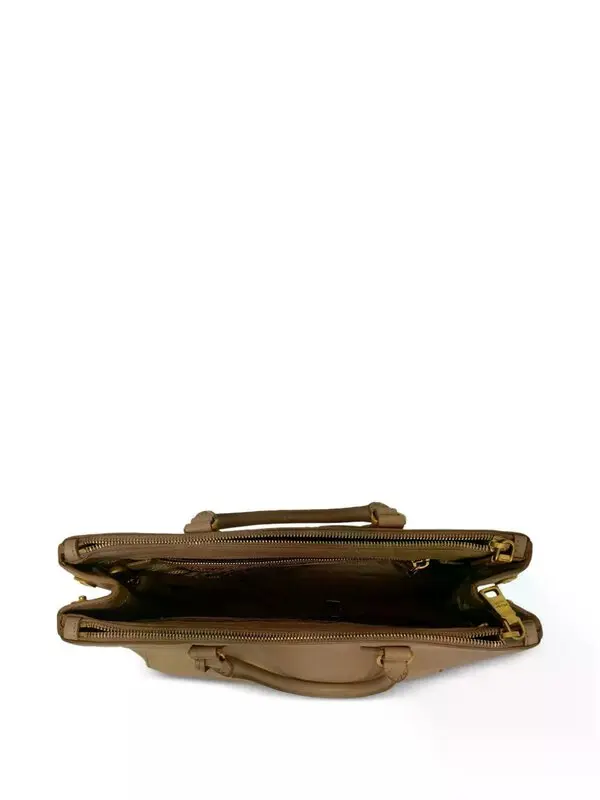 Prada Galleria Double-zip Tote Bag - Brown
