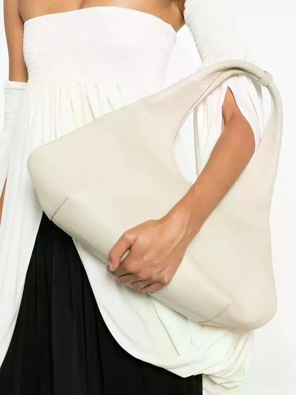 Coperni Folded Zip Shoulder Bag - Neutrals