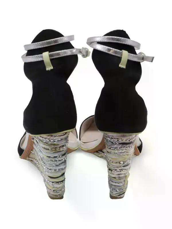 SOPHIA WEBSTER Lexi Beaded Wedge Pumps