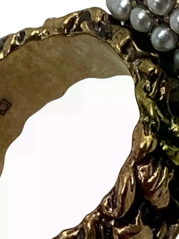 Gucci Faux Pearl Ring