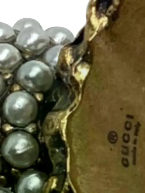 Gucci Faux Pearl Ring