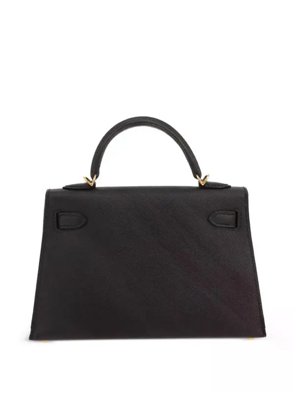 Hermès Kelly 20 Leather Handbag - Black
