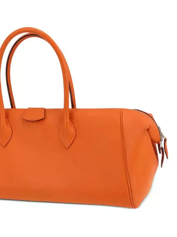 Hermès 2006 Paris-bombay Leather Handbag - Orange
