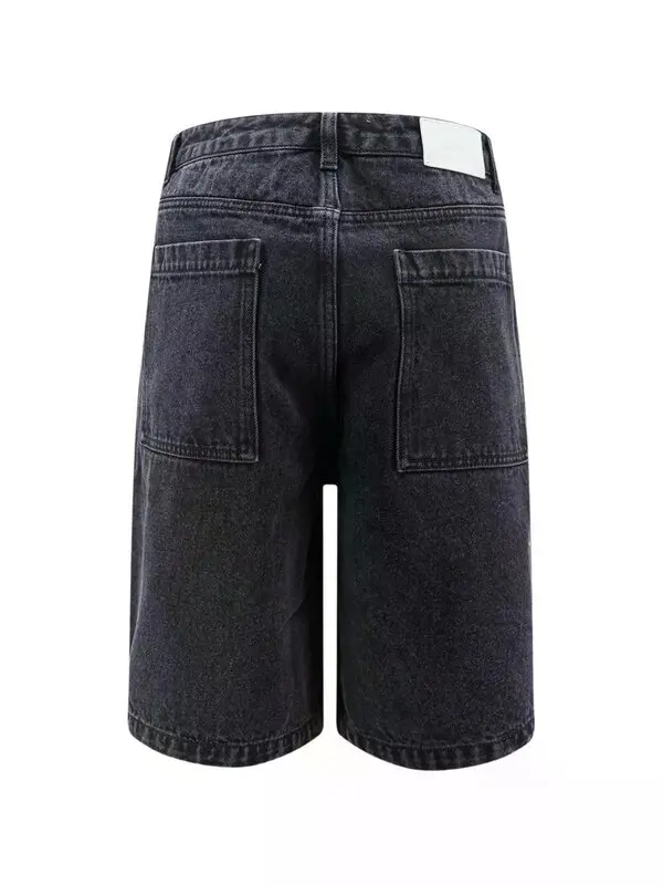 DUNST Pleated Denim Shorts