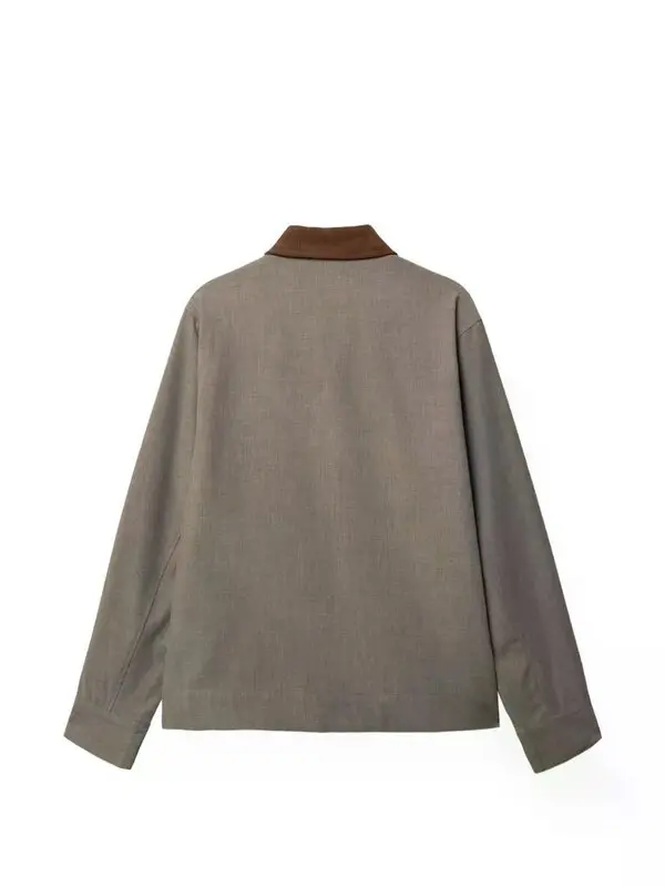 WOODBIRD Zip-up Corduroy Collar Jacket