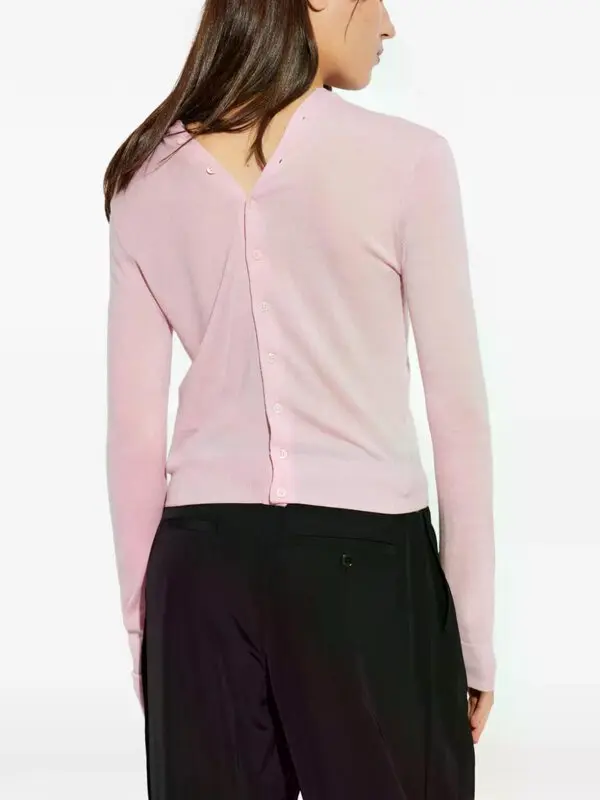Alexander Wang Logo-patch Button-up Cardigan