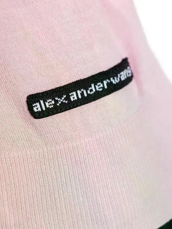 Alexander Wang Logo-patch Button-up Cardigan