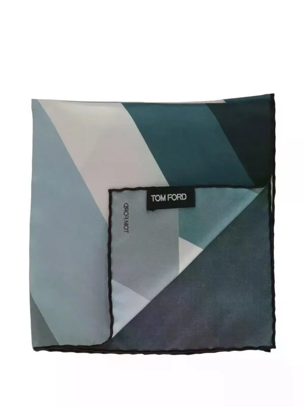 TOM FORD Geometric-print Pocket Square