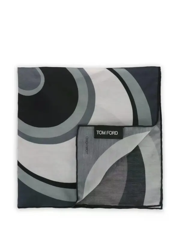 TOM FORD Geometric-print Pocket Square
