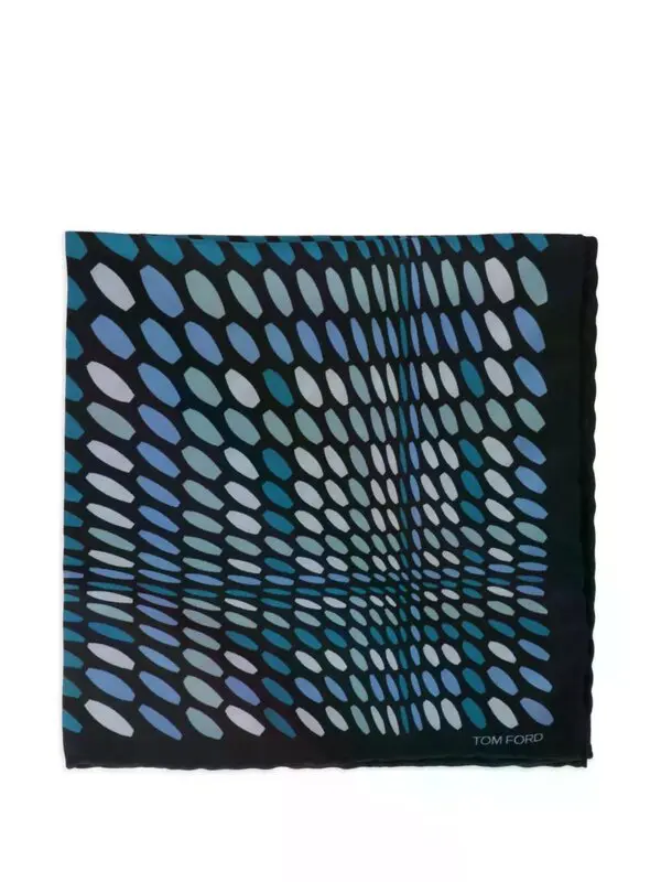 TOM FORD Geometric-print Pocket Square