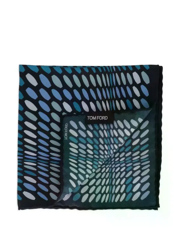 TOM FORD Geometric-print Pocket Square