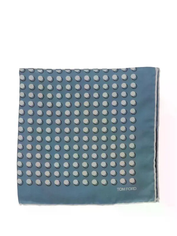 TOM FORD Polka-dot Pattern Pocket Square