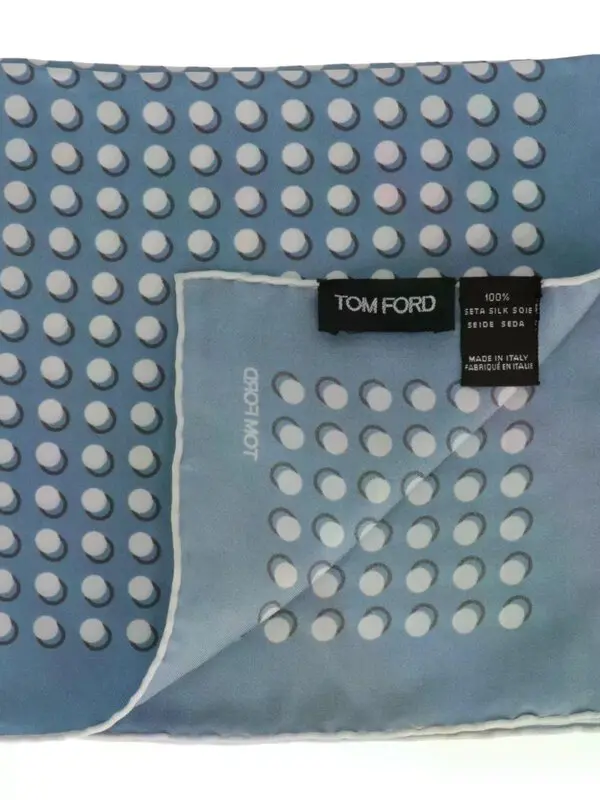 TOM FORD Polka-dot Pattern Pocket Square