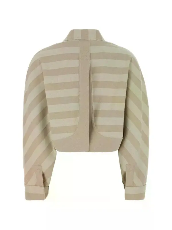 Fendi Striped Drill Jacket