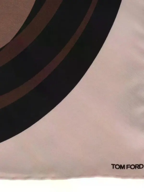 TOM FORD Geometric-print Pocket Square