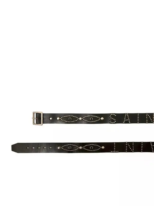 SAINT MXXXXXX Studded Leather Belt