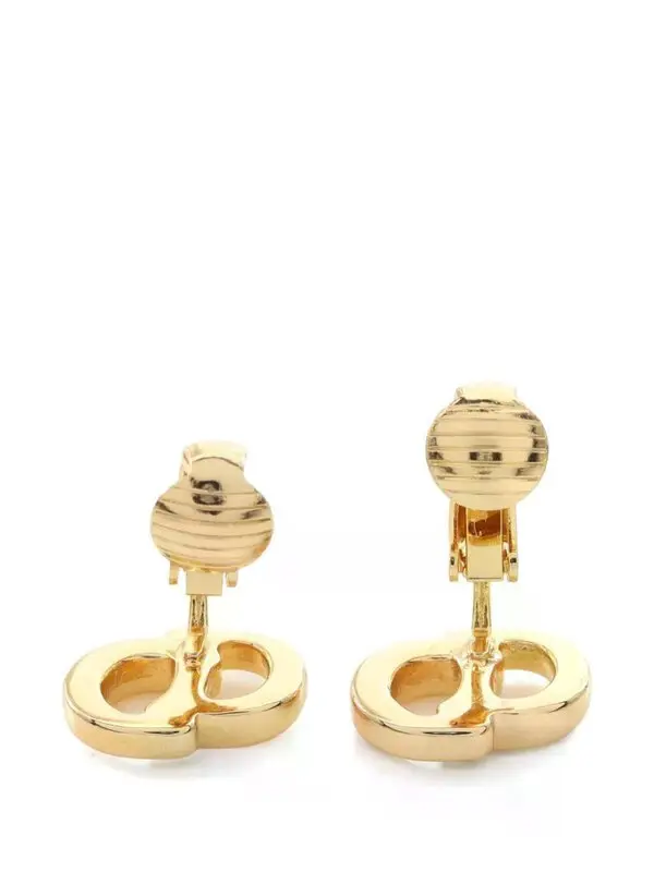 Dior Tone Cd Logo Clip-on Earrings