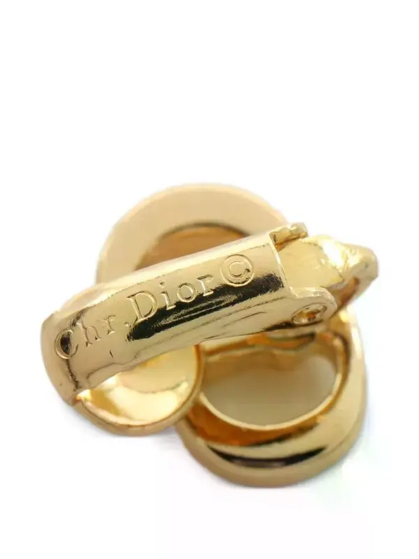 Dior Tone Cd Logo Clip-on Earrings