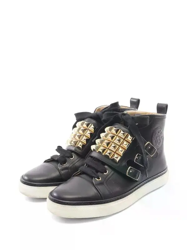 Hermès Leather High-top Sneakers