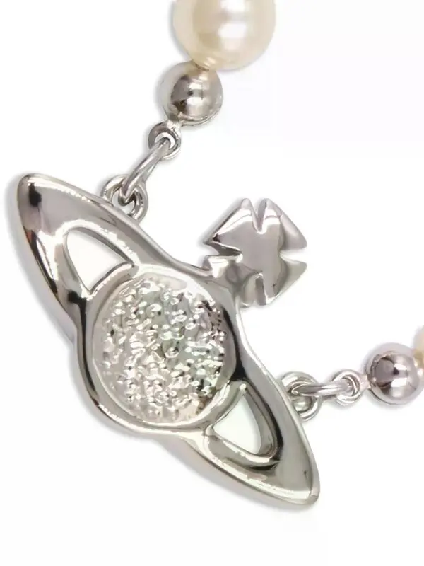 VIVIENNE WESTWOOD Mini Bas Relief Necklace - Silver