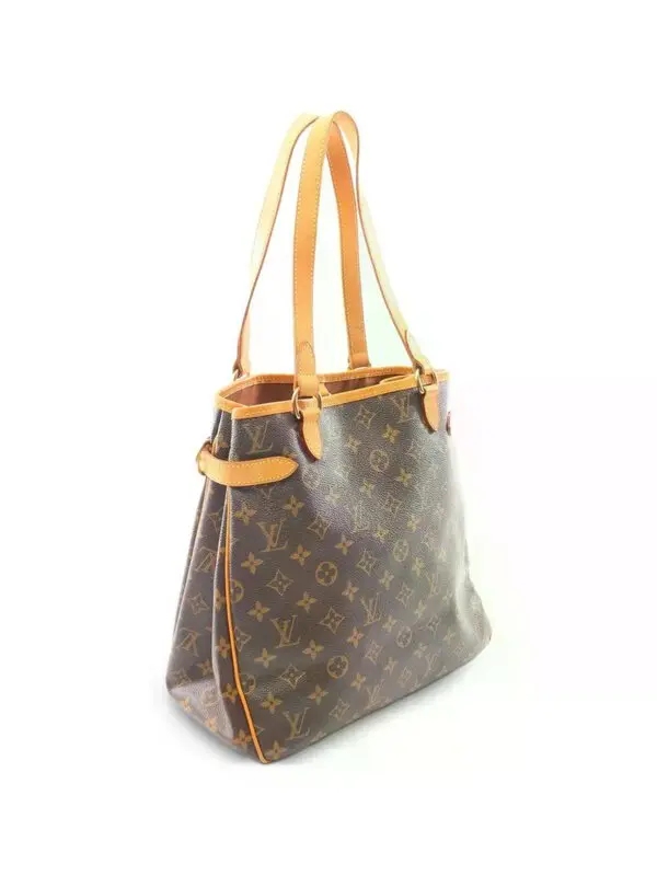 LOUIS VUITTON Monogram Batignolles Vertical Tote Bag - Brown
