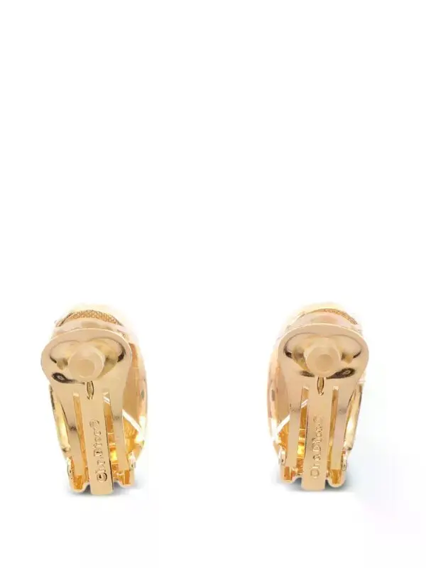 Dior Clip-on Earrings - Gold