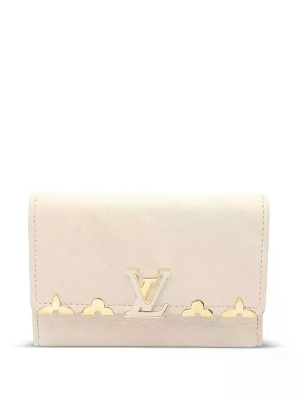 LOUIS VUITTON 2021 Capucines Trifold Wallet - Neutrals
