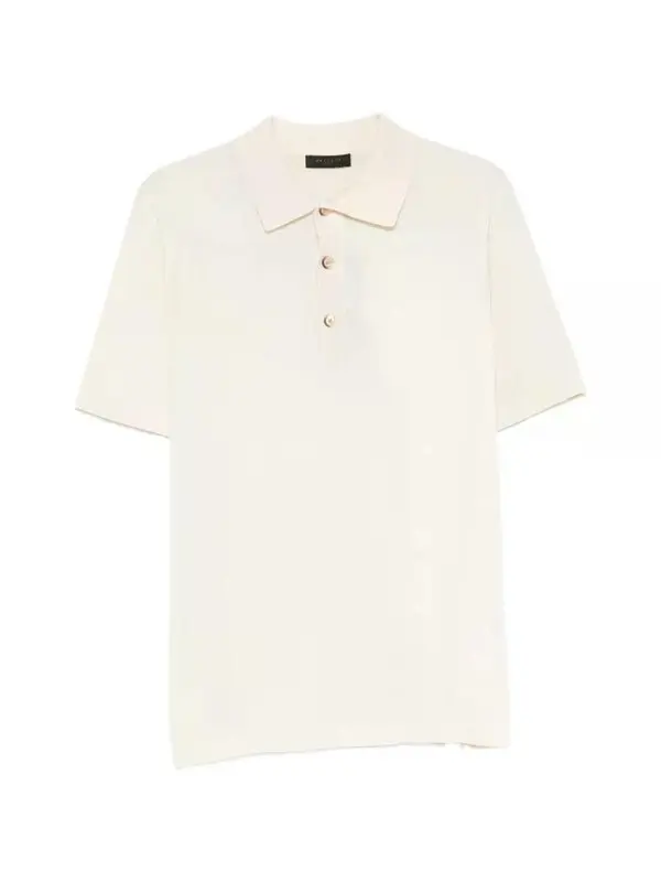 OUTFIT Fine-knit Short-sleeve Polo Shirt