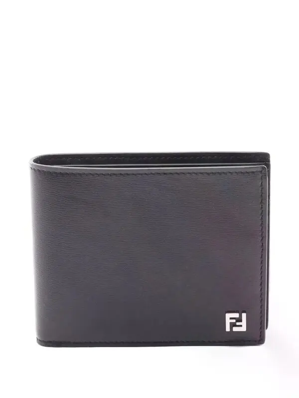 Fendi 2020s Ff Squared Bi-fold Wallet - Black