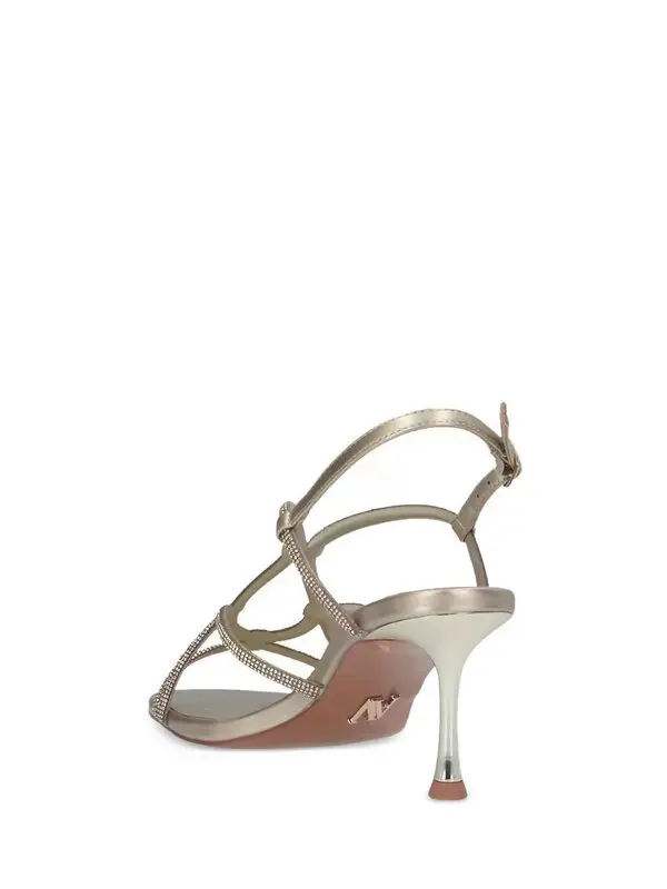 ALBANO Crystal-embellished Slingback Sandals
