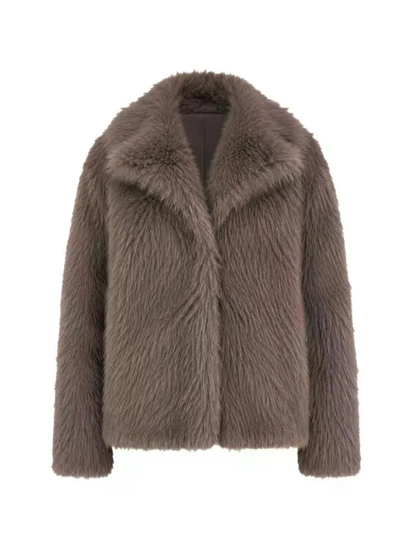 LOULOU Faux-fur Notched-lapel Jacket