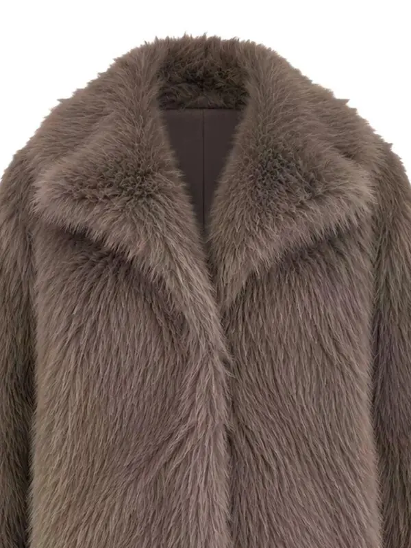 LOULOU Faux-fur Notched-lapel Jacket