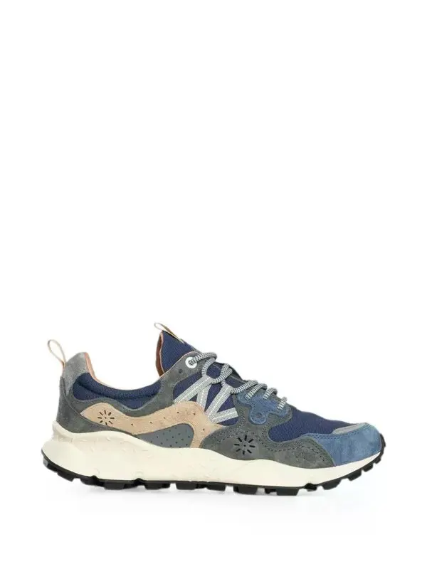 FLOWER MOUNTAIN Panelled Perforated Sneakers