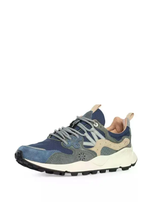 FLOWER MOUNTAIN Panelled Perforated Sneakers