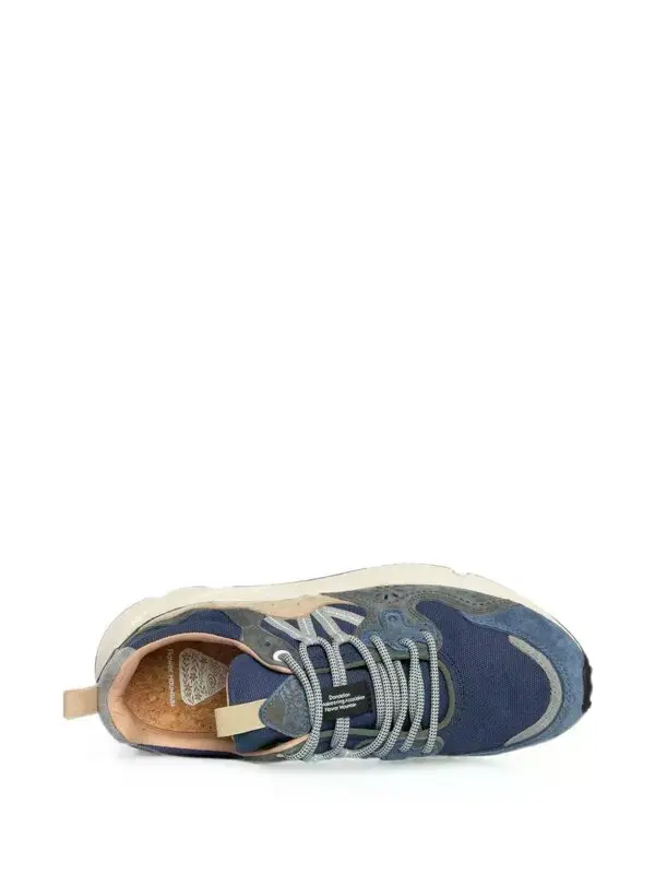 FLOWER MOUNTAIN Panelled Perforated Sneakers