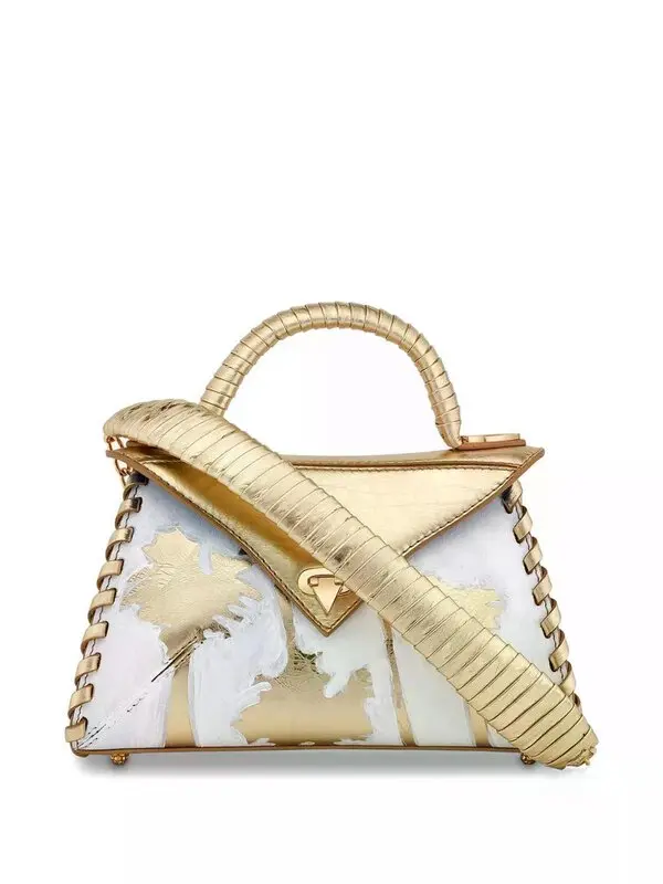 Tyler Ellis Small Hand-painted Tote Bag